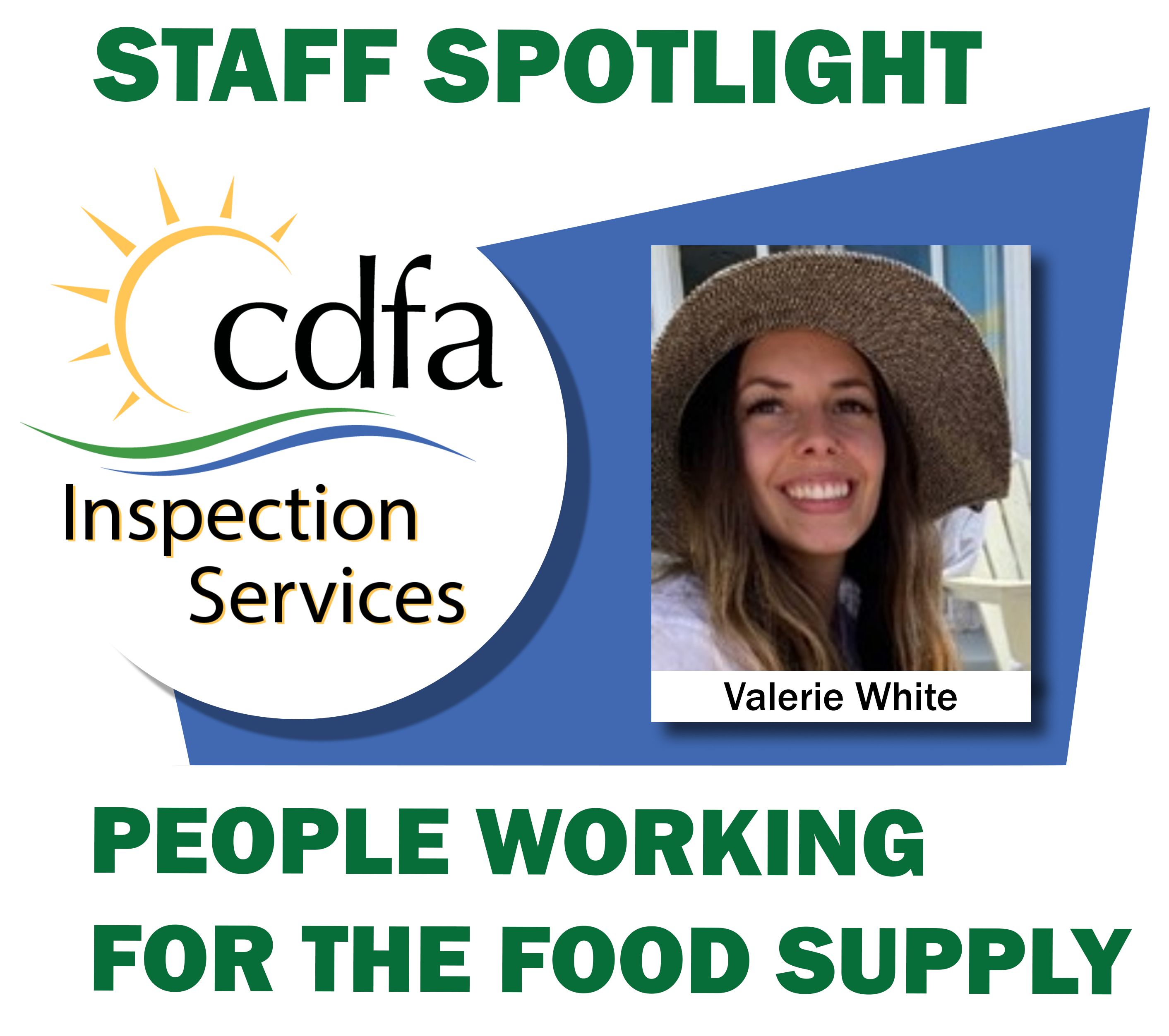 Staff Spotlight: Valerie White helps ensure CA livestock industry is ...