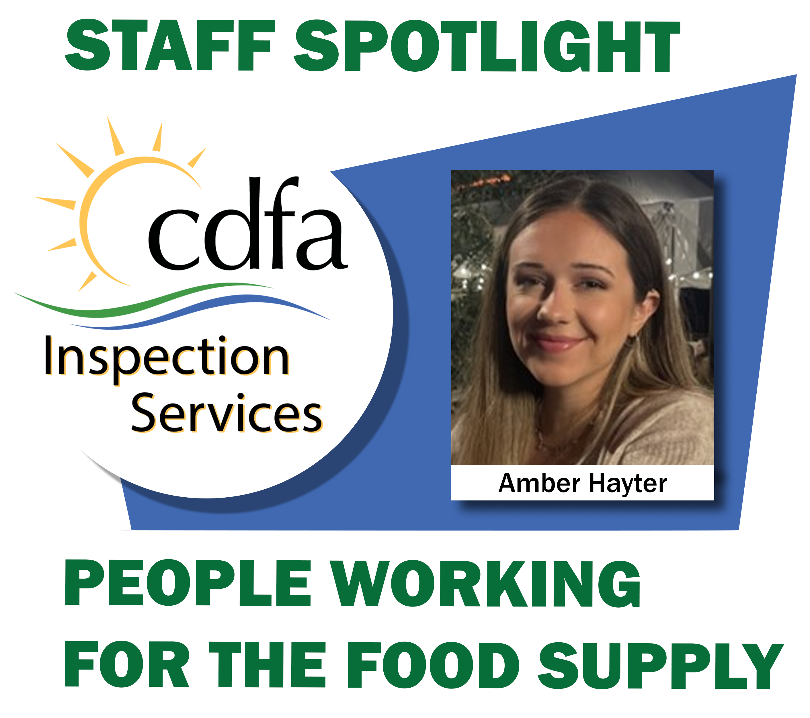 ISD Staff Spotlight: Amber Hayter enjoys sampling livestock feed at dairies on CA backroads ...