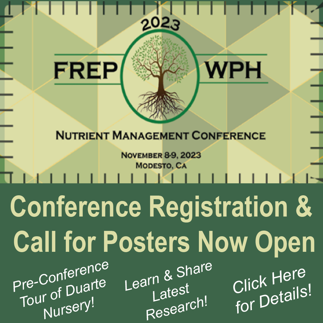 Registration, call for posters open for 31st annual FREP/WPH Nutrient ...