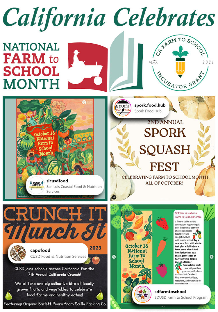 Farm to School Month – CDFA celebrates statewide partners | CDFA ...