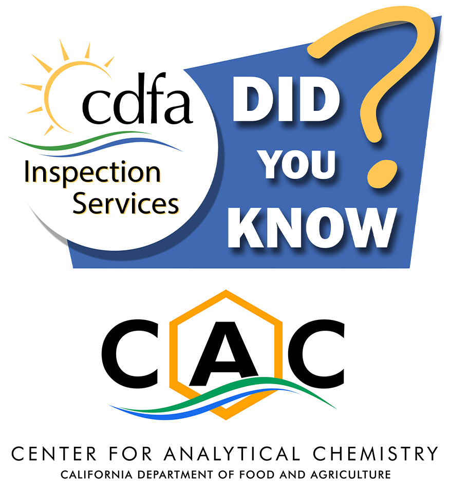 Did you know CDFA’s Center for Analytical Chemistry has an R&D Team ...