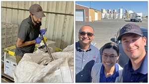 Center for Analytical Chemistry laboratory staff join field sampling of ...